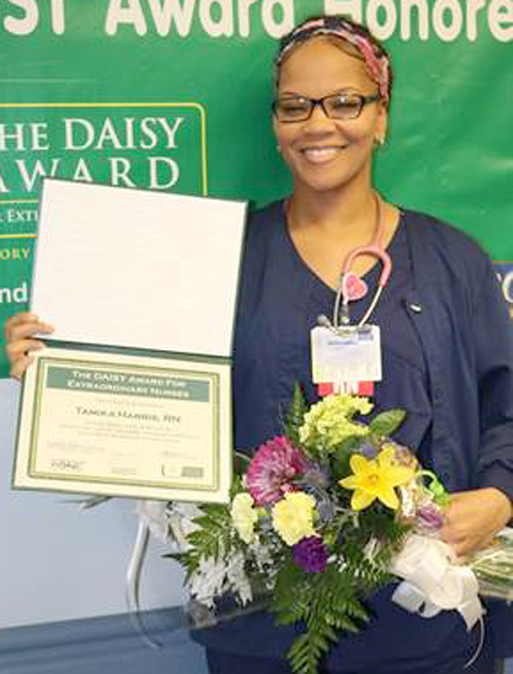 Harris honored with DAISY Award