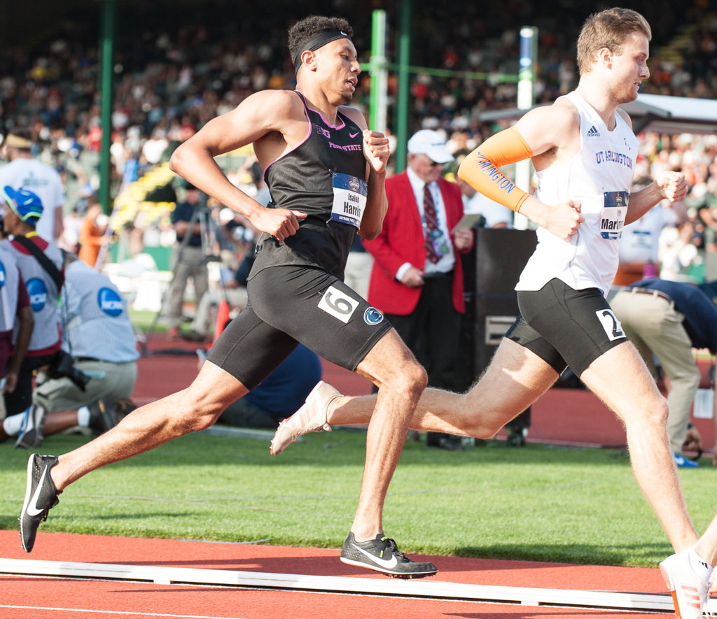 Track and field: Lewiston native Isaiah Harris wins heat, advances to ...