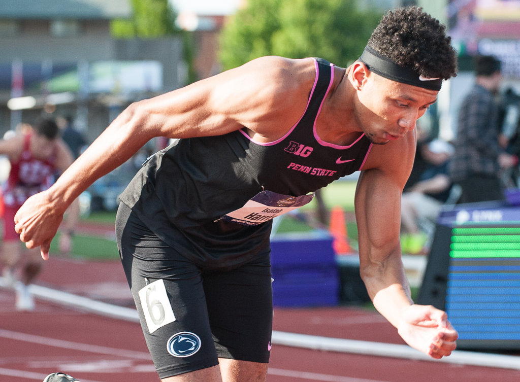 Track and field: Lewiston native Isaiah Harris wins heat, advances to ...