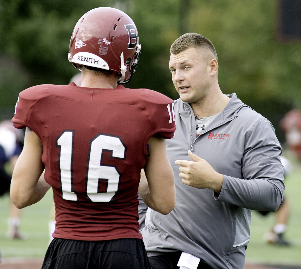 College football: Brandon Potvin helping to build defense, culture at Bates