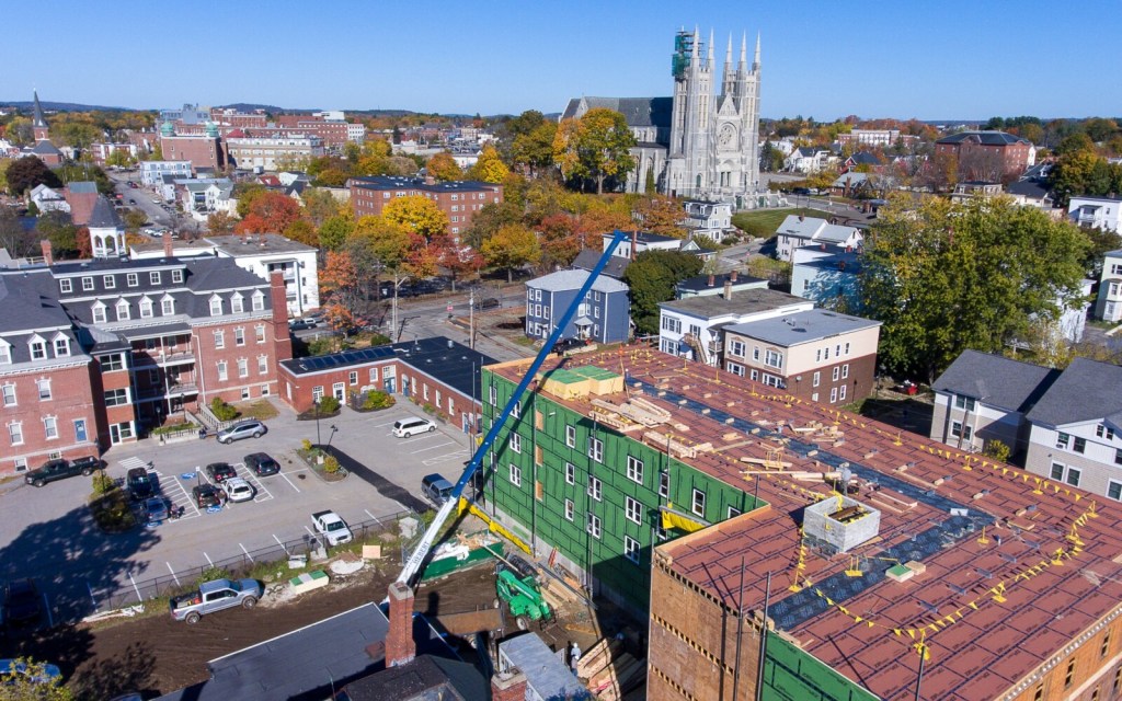 Video: Aerial view of downtown Lewiston