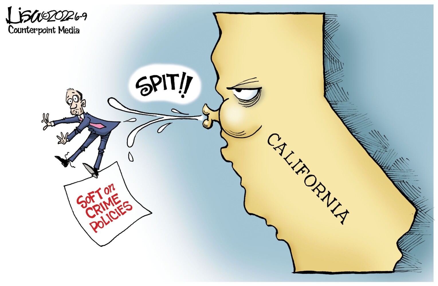 California Political Cartoon