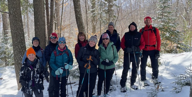 Trails for Rangeley Area Coalition treks to Stratton Brook Hut