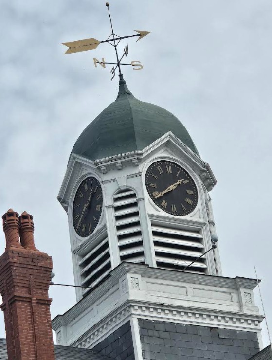 Pigeons moved into the Franklin County courthouse clock tower. It’ll ...