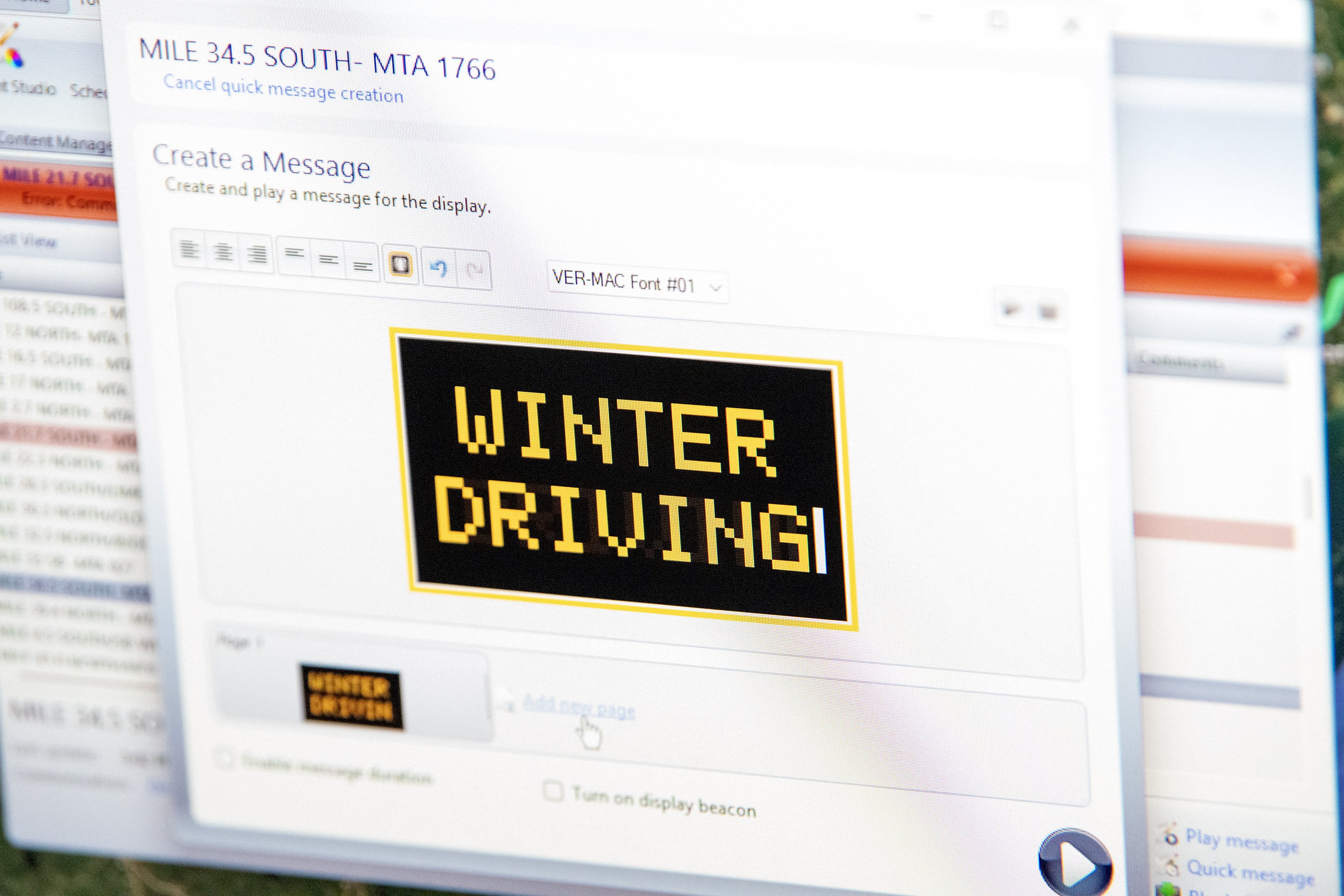 How does the Maine Turnpike manage snow, speed redutctions?